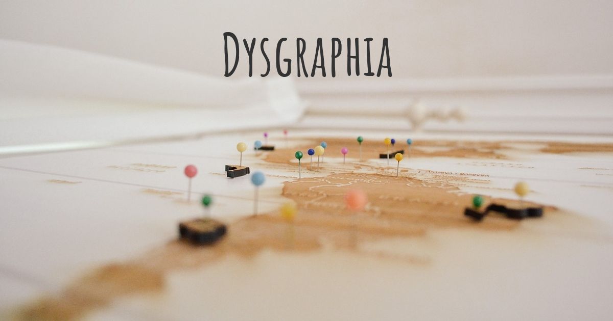 Dysgraphia | Diseasemaps