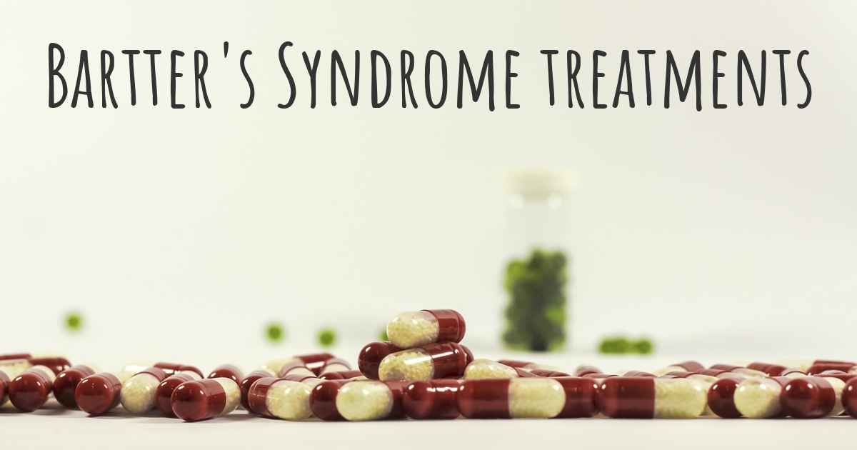 What are the best treatments for Bartter's Syndrome?