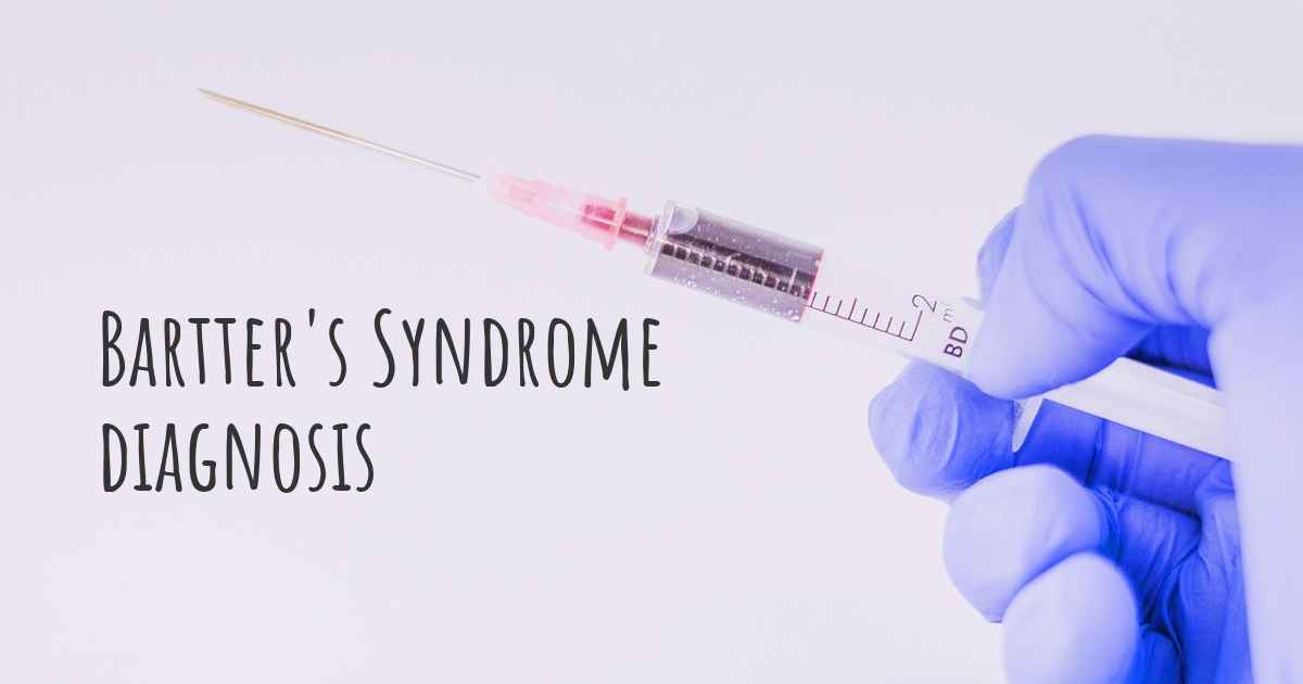 How is Bartter's Syndrome diagnosed?
