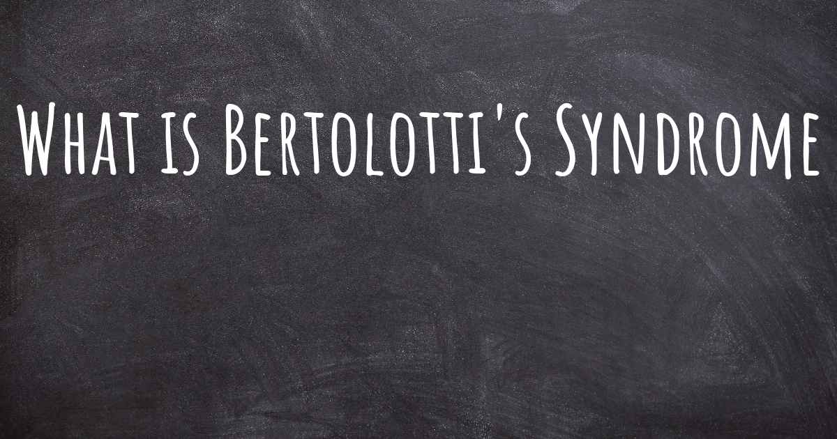 What is Bertolotti's Syndrome