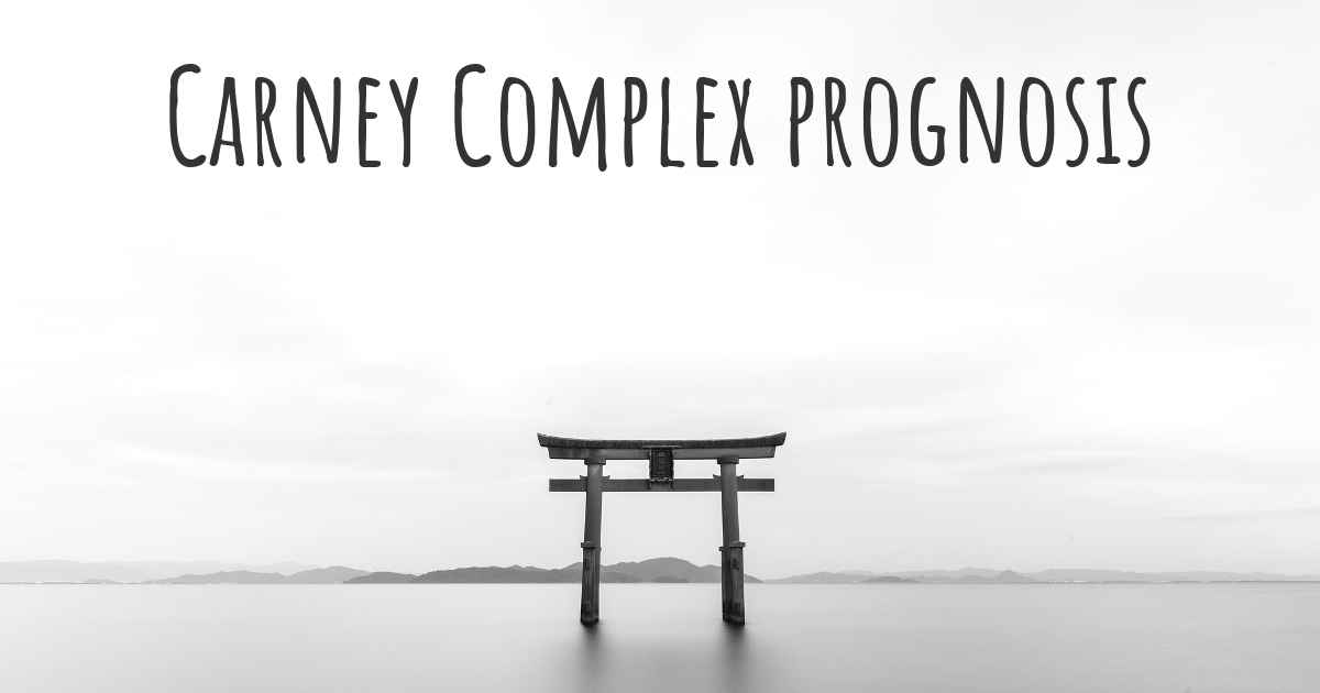 Carney Complex prognosis