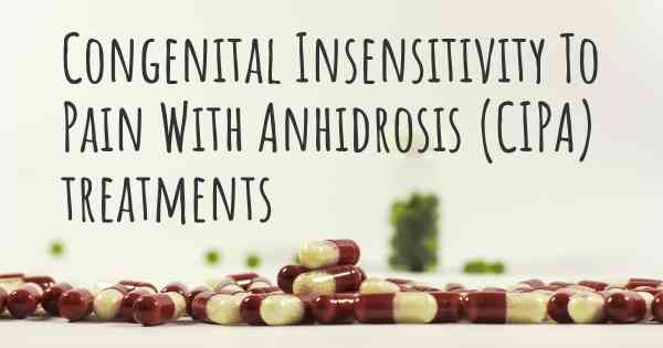 What are the best treatments for Congenital Insensitivity To Pain With ...