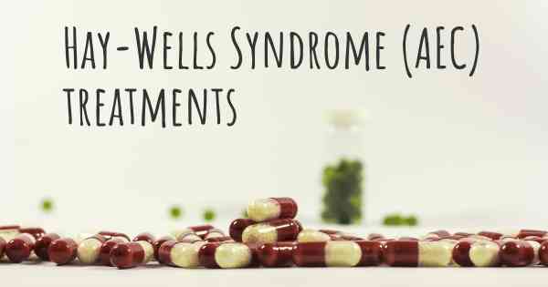 What are the best treatments for Hay-Wells Syndrome (AEC)?