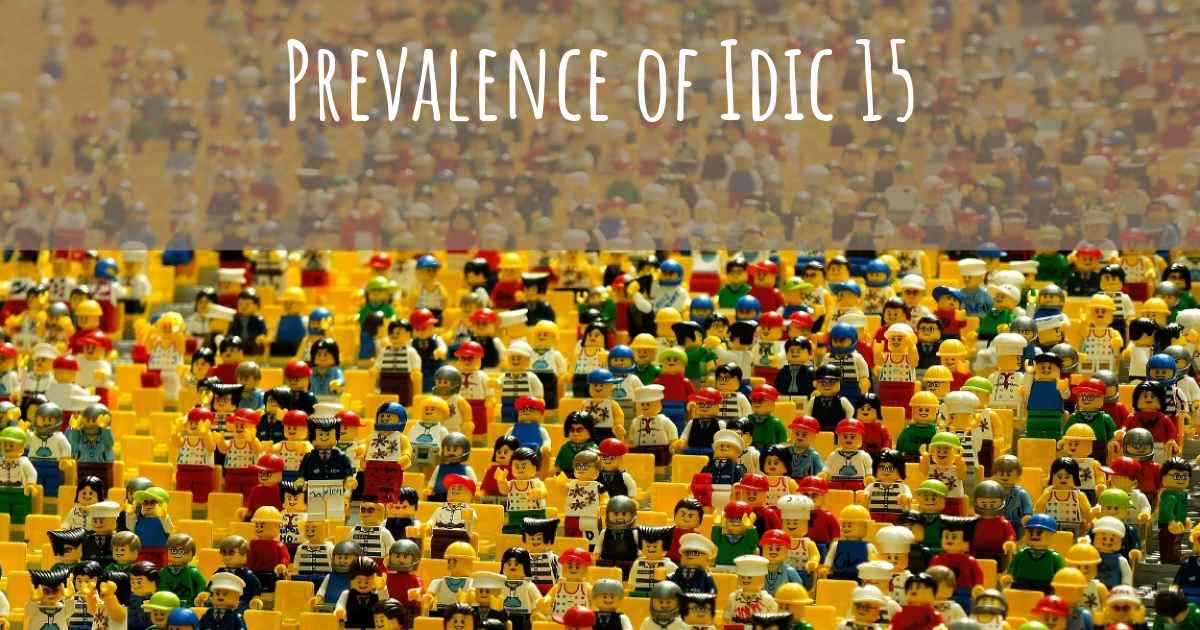What is the prevalence of Idic 15?