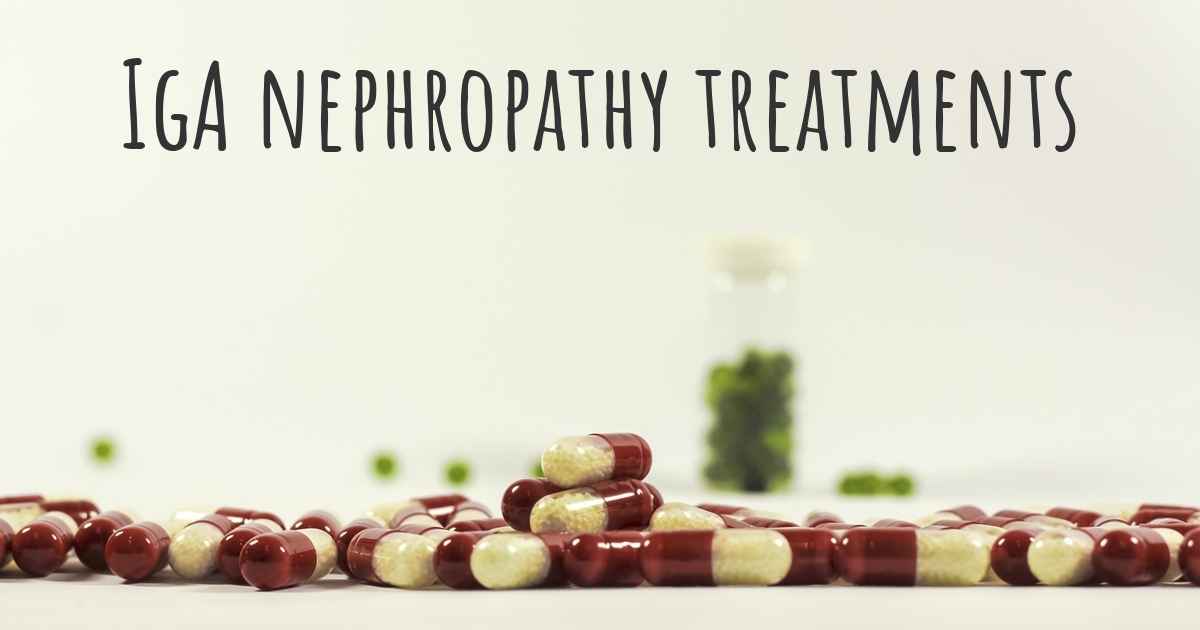 What are the best treatments for IgA nephropathy?