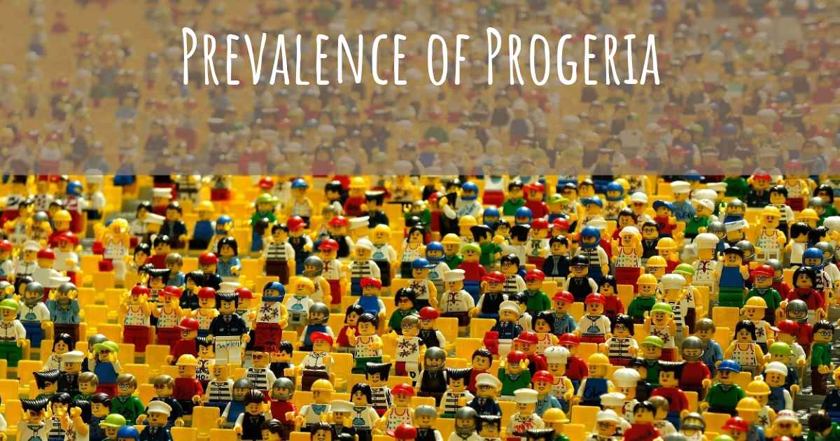 What is the prevalence of Progeria?