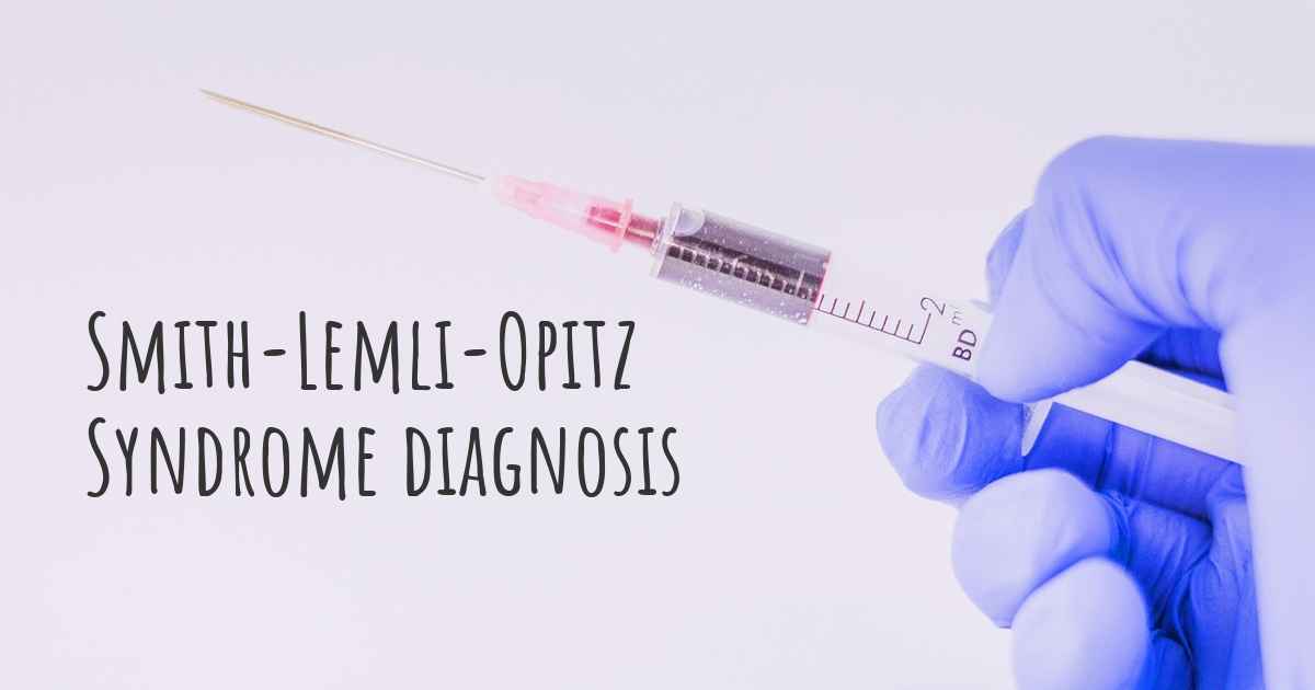 How is Smith-Lemli-Opitz Syndrome diagnosed?