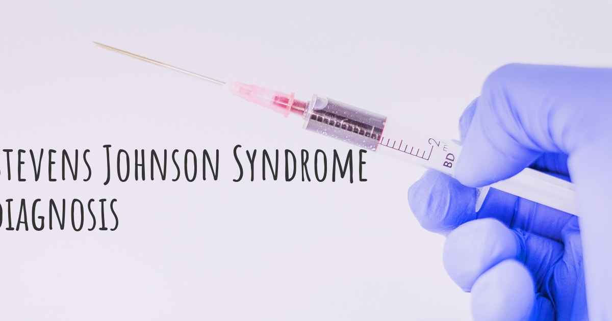 How is Stevens Johnson Syndrome diagnosed?