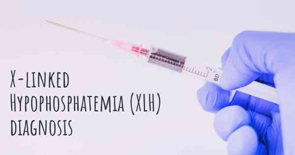 How is X-linked Hypophosphatemia (XLH) diagnosed?