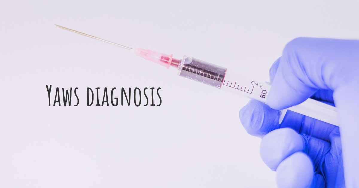 How is Yaws diagnosed?
