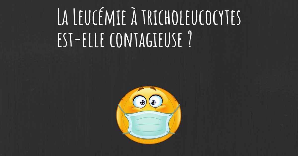 Est-ce que la Leucémie à tricholeucocytes est-elle contagieuse
