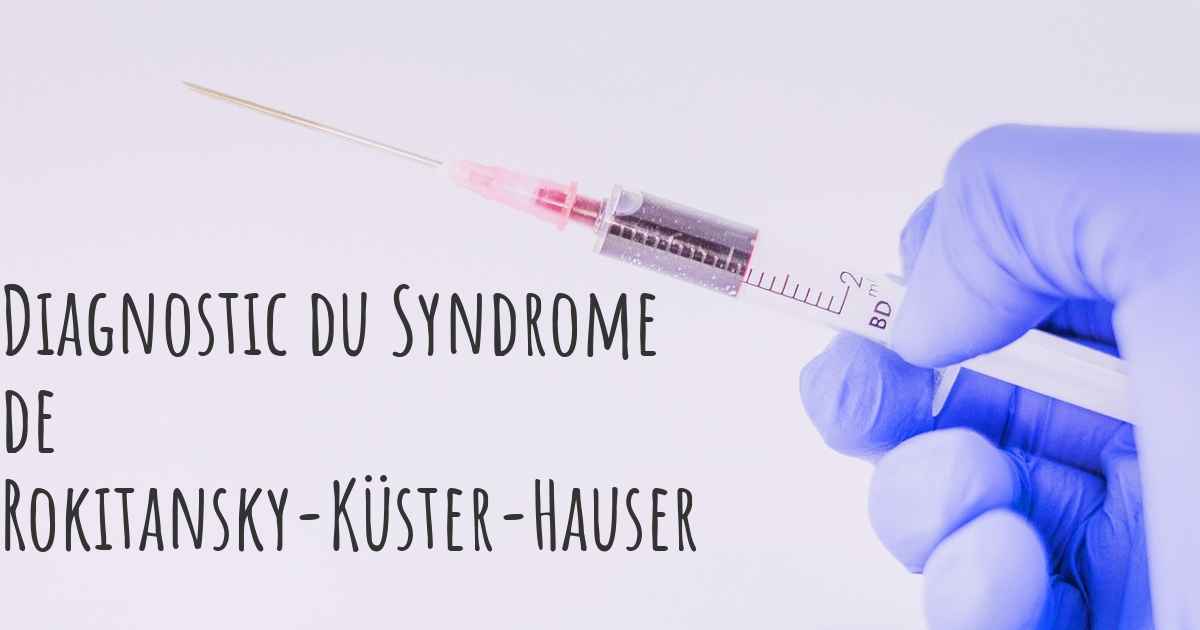 Comment le Syndrome de Rokitansky-Küster-Hauser est-il diagnostiqué?