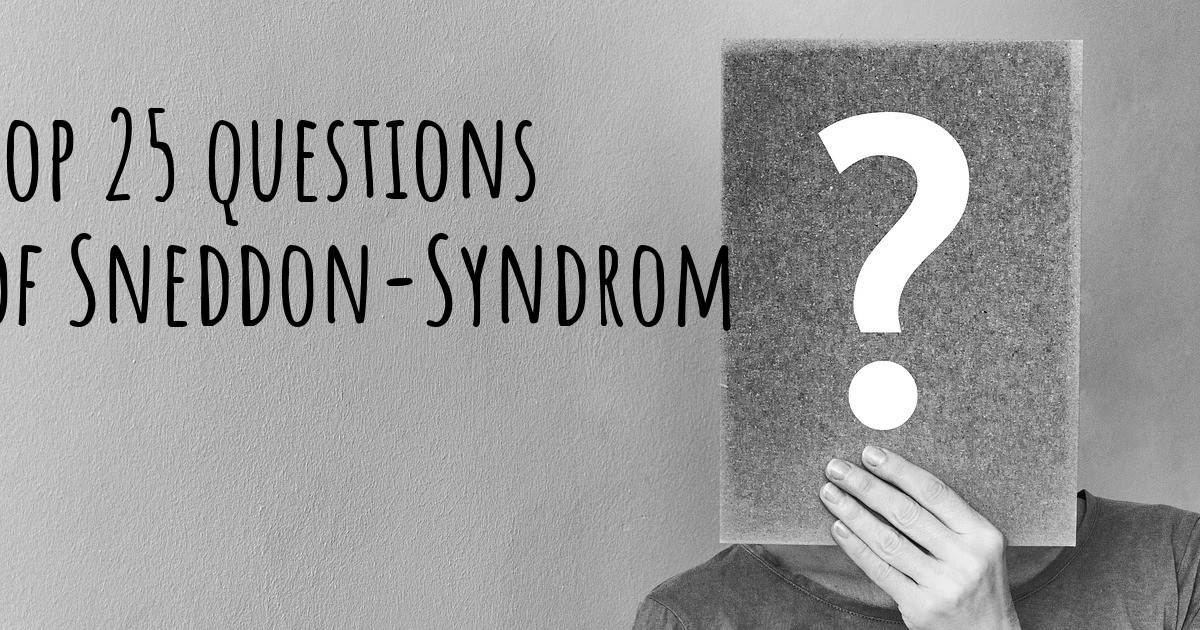 Sneddon-Syndrom Top 25 Fragen - Sneddon-Syndrom Karte | Diseasemaps