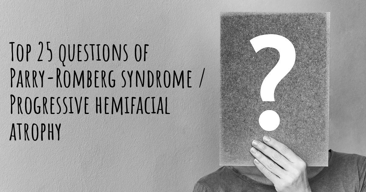 Parry-Romberg syndrome / Progressive hemifacial atrophy top 25 ...