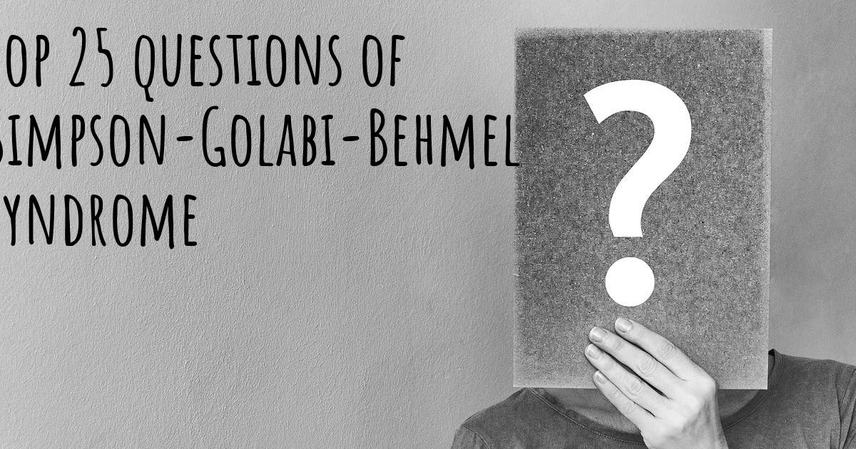 Simpson-Golabi-Behmel syndrome top 25 questions - Simpson-Golabi-Behmel ...