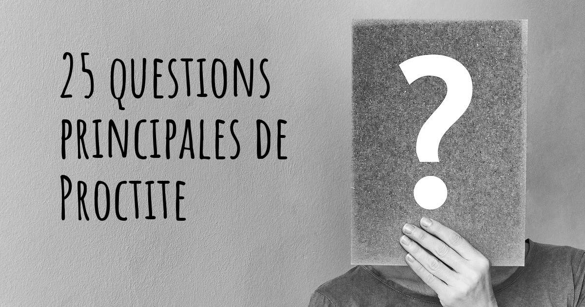 25 questions principales de Proctite - Carte de Proctite | Diseasemaps