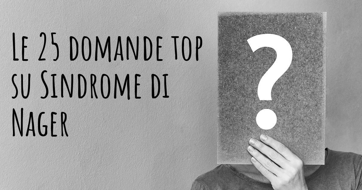Le 25 domande più frequenti di Sindrome di Nager - Mappa - Sindrome di ...